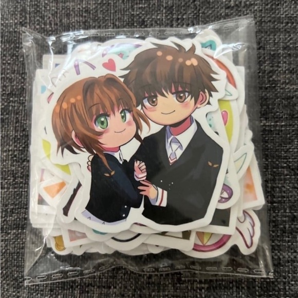 No Brand | Accessories | Cardcaptor Sakura Sticker Set 5 Pcs Japanese ...